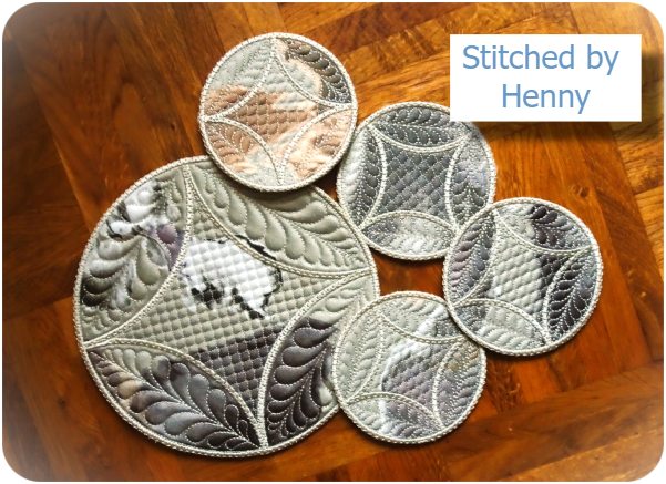 Free In the hoop Quilted Coaster - Machine Embroidery Catalogue ...